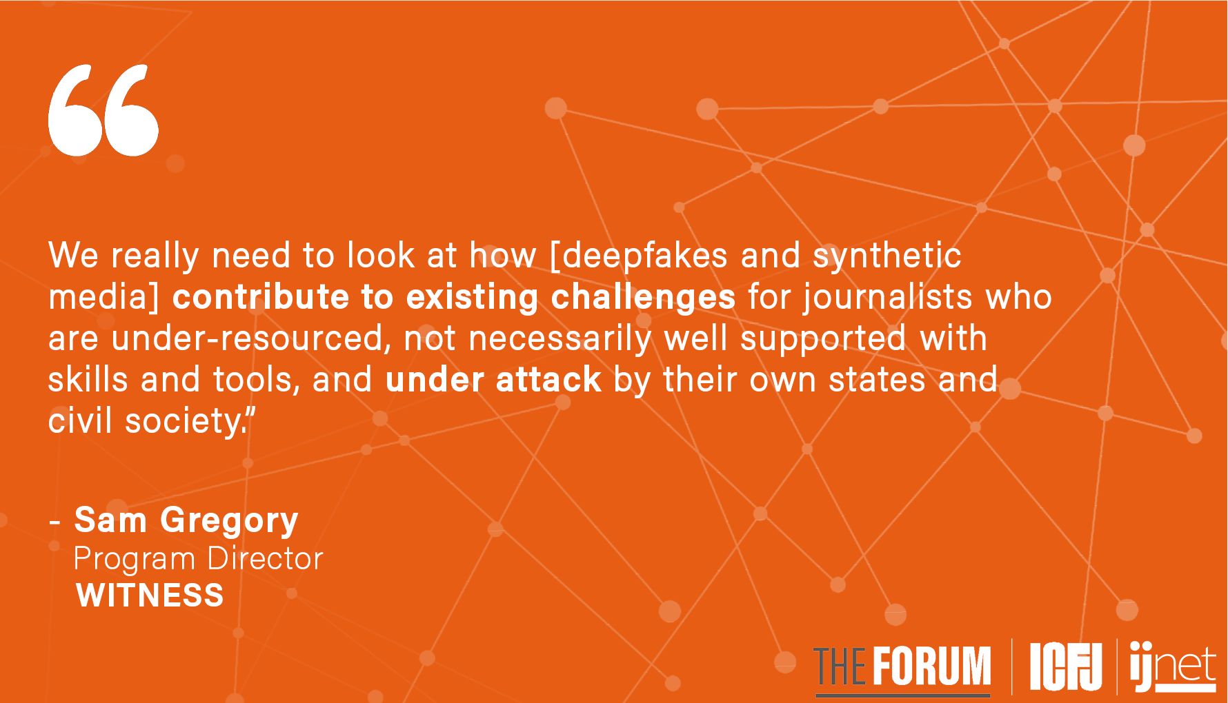 Tackling Deepfakes in Journalism | ICFJ Tackling Deepfakes in Journalism | ICFJ
